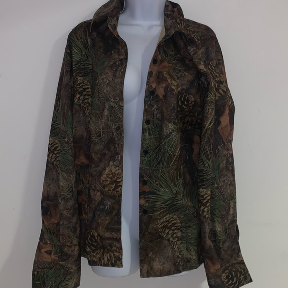 True Timber | Tops | Camouflage True Timber Button Up | Poshmark